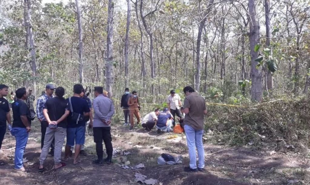 Mayat Perempuan Ditemukan di Hutan Sampung Ponorogo